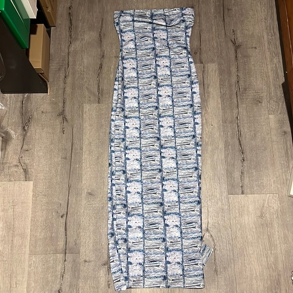 Fashion Nova | Dresses | Denim Tube Like Maxi Dress From Fashion Nova ...